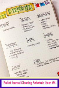 10 Bullet Journal Cleaning Schedule Layout Ideas I Love - Decluttering ...