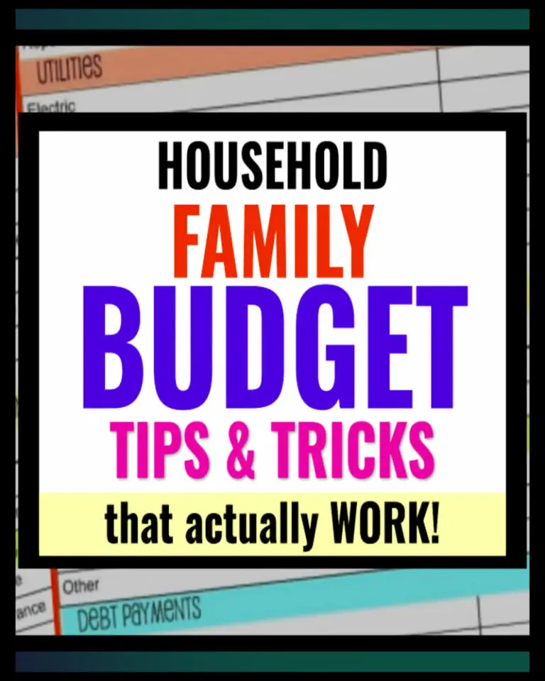 Household Family Budget Tips and Tricks That Actually WORK ...