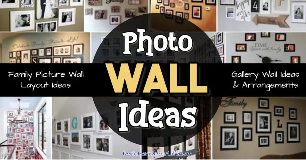 Photo Wall Ideas-Aesthetic Gallery Wall Designs Layouts & Pictures