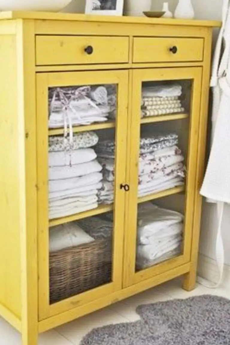 Linen Storage Ideas-No Linen Closet? No Problem! Alternatives